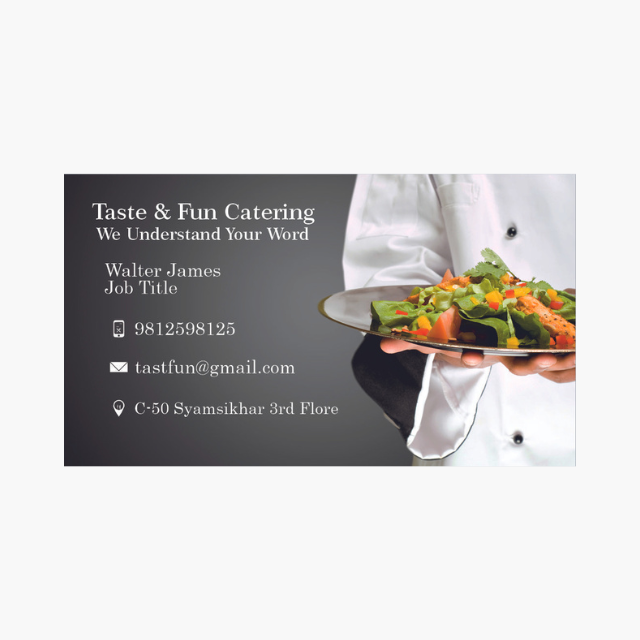 Catering Visiting Card Design - Visiting Card Designs - Visiting Cards