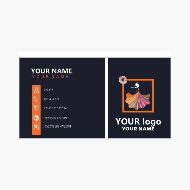 Clothing Brand Visiting Card Design - Visiting Card Designs - Visiting ...