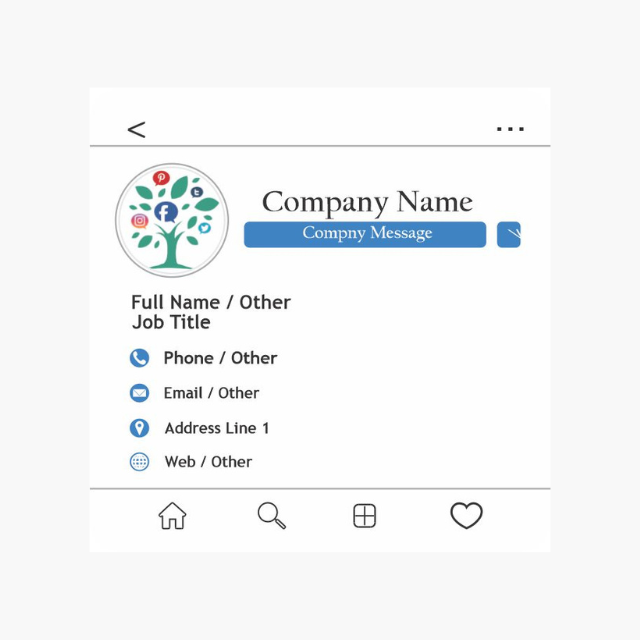 Social Media Visiting Card Design - Visiting Card Designs - Visiting Cards