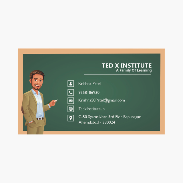 Teacher Visiting Card Design - Visiting Card Designs - Visiting Cards