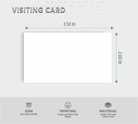 Standard Visiting Cards with or Without Lamination