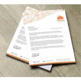 Premium 100GSM Bound Letterhead for Elegant Business Correspondence