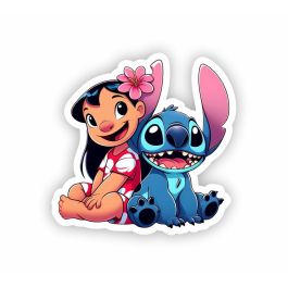 Lilo And Stitch Sticker | Cute Disney Vinyl Decal | Print-On-Click
