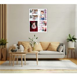 6 Portrait Photo Collage Canvas Print – Wall Art | Print-On-Click