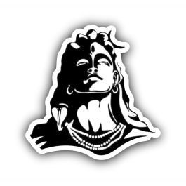 Adiyogi Shiva Sticker | Divine Mahadev Decal | Print-On-Click