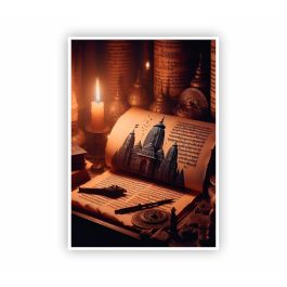 Ancient Indian Book Poster – Heritage Wall Art | Print-On-Click