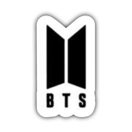 BTS Logo Sticker - Official BTS Emblem Decals | Print-on-Click
