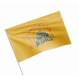Chennai Super Kings Flag - Show Your CSK Pride | Print-On-Click