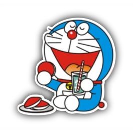 Eating Dora Cake Doraemon Sticker – Shop at Print-On-Click