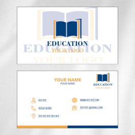 Education visiting card 2