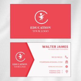 Education visiting card 8