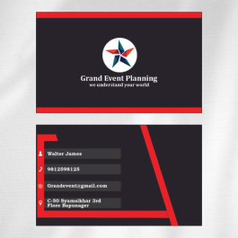 Event Company Visiting Card Design 05
