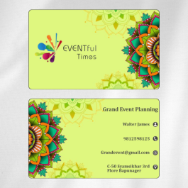 Event Company Visiting Card Design 10