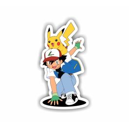 Ash And Pikachu Pokemon Sticker | Premium Stickers - Print-on-Click