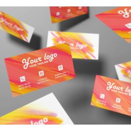 Full Color Visiting Cards with Matte and Glossy Lamination