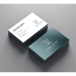 Glossy Visiting Card With Amazing Gloss Finishing