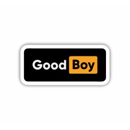 Good Boy Sticker - Humorous & Unique Stickers | Print-on-Click