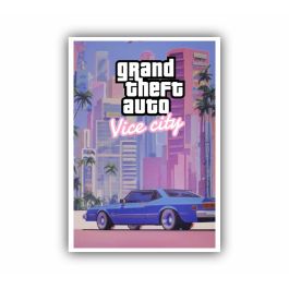 GTA Vice City Poster – Classic Gaming Vibes | Print-on-Click