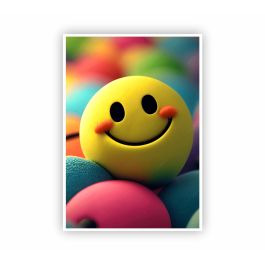 Happy Smiley Poster – Spread Positivity | Print-on-Click