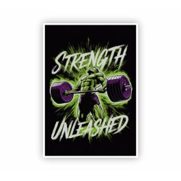 Heavy Lifting Workout Poster – Push Limits Every Day | Print-on-Click