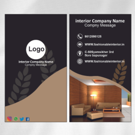 interior designer visiting card 11