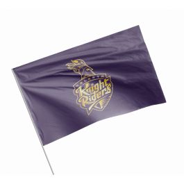 Kolkata Knight Riders Flag - Korbo Lorbo Jeetbo! | Print-On-Click