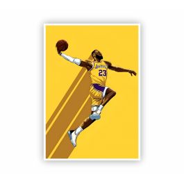 Lebron James Lakers Poster for Basketball Fans | Print-on-Click