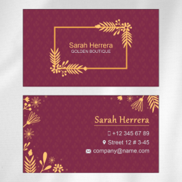 Marriage Hall Visiting Card 7