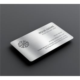 Shine Bright with Metallic Visiting Cards | Stand Out and Impress