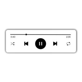 Mobile Music Player Sticker | Print-On-Click