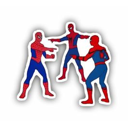 Spider Man Pointing Meme Sticker – A Classic Meme! | Print-on-Click