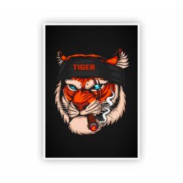 Tiger Face Poster – Fierce Wildlife Wall Art | Print-On-Click