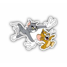 Tom Catching Jerry Sticker – Classic Cartoon Fun | Print-on-Click