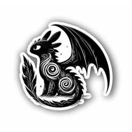 Buy Toothless Dragon Sticker - High-Quality at Print-on-Click