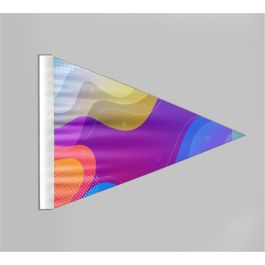 High-Quality Triangle Flags for Events | Print On Click