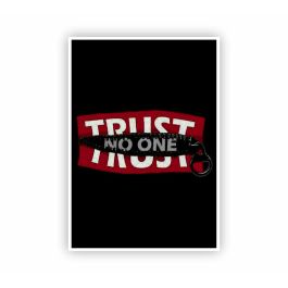 Trust No One Poster – Bold Quote Wall Art | Print-On-Click