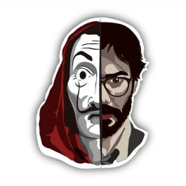 Money Heist Professor Sticker – Iconic & Stylish| Print-On-Click