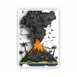 Volcano Eruption Poster – Fiery & Stunning Art | Print-On-Click