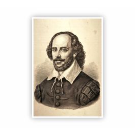 William Shakespeare Poster – Classic Literary Art | Print-on-Click