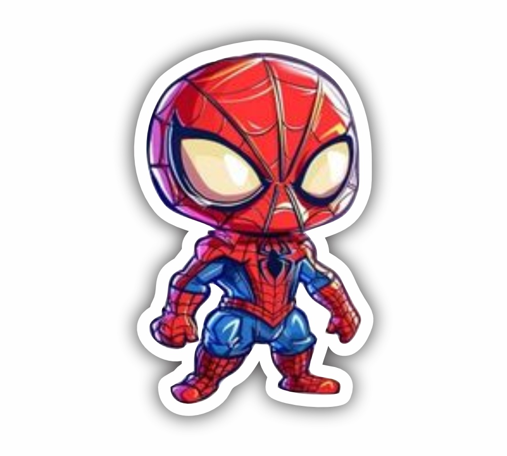 Spiderman Chibi Sticker